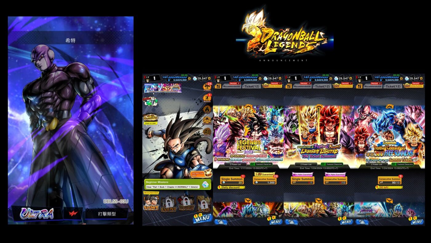 DRAGON BALL LEGENDS [BOT-LV100] ตัวละคร Hit [ดาวสุ่ม] + ตัวละครสุ่มๆ ไอดีเพชร 35000+ [ Android ...